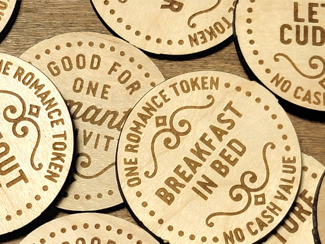 Romantic Activity Tokens, Valentines Gift for Couples, Gifts for Him ...