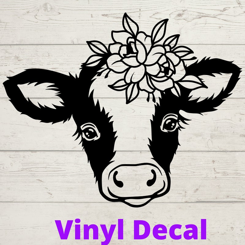 Cow Decal - Etsy