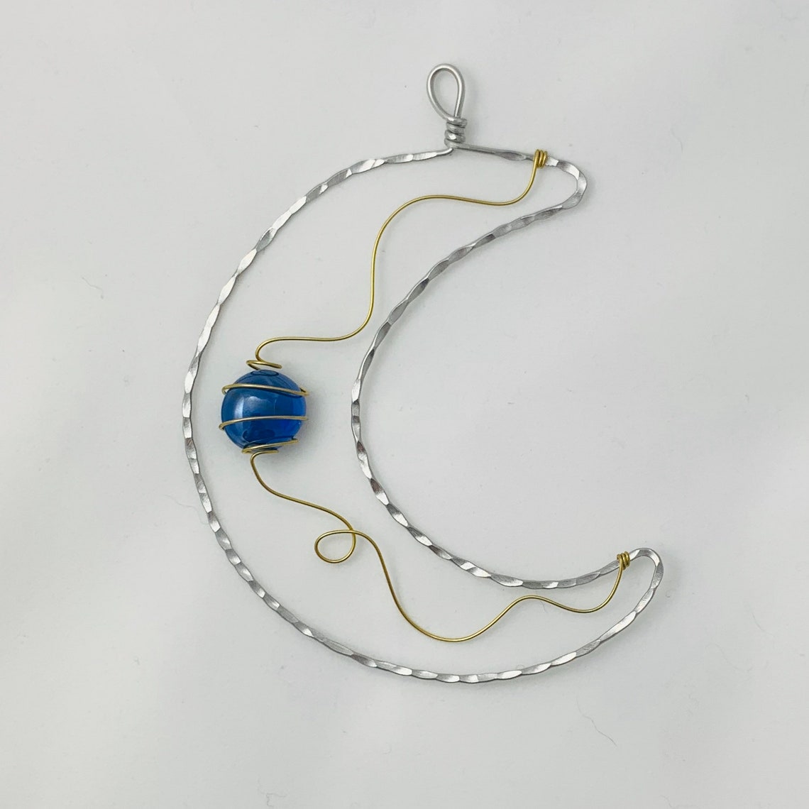 Handmade Moon Wire Ornament perfect celestial gift for you a - Etsy.de