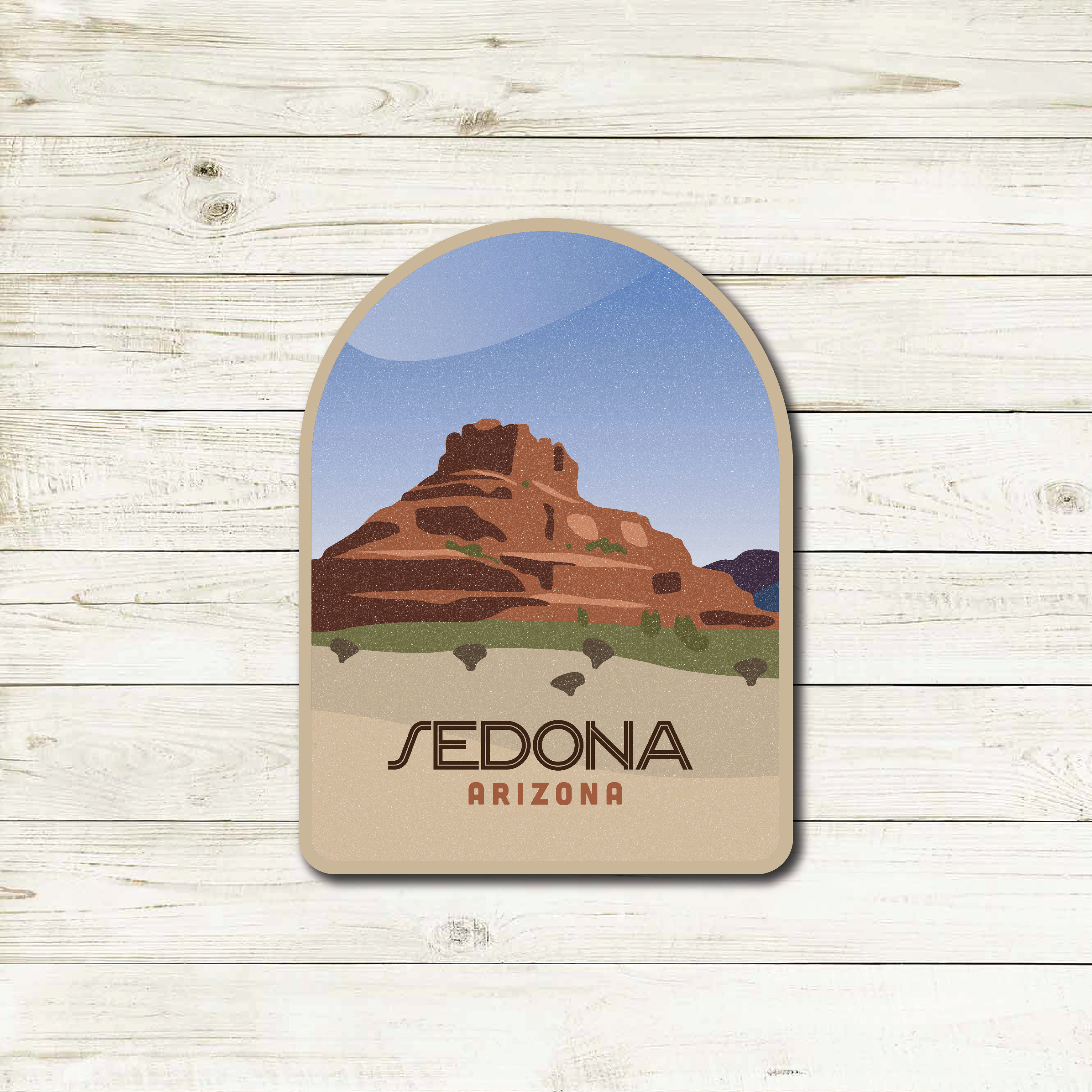 Sedona Arizona Sticker | Vinyl - Etsy