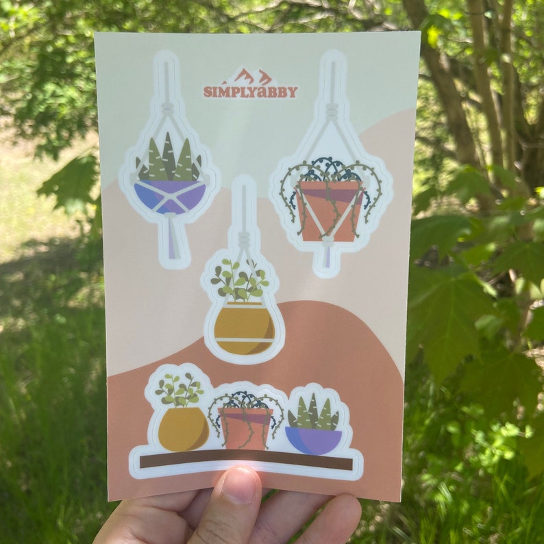 Plant Sticker Sheet | Vinyl - Etsy
