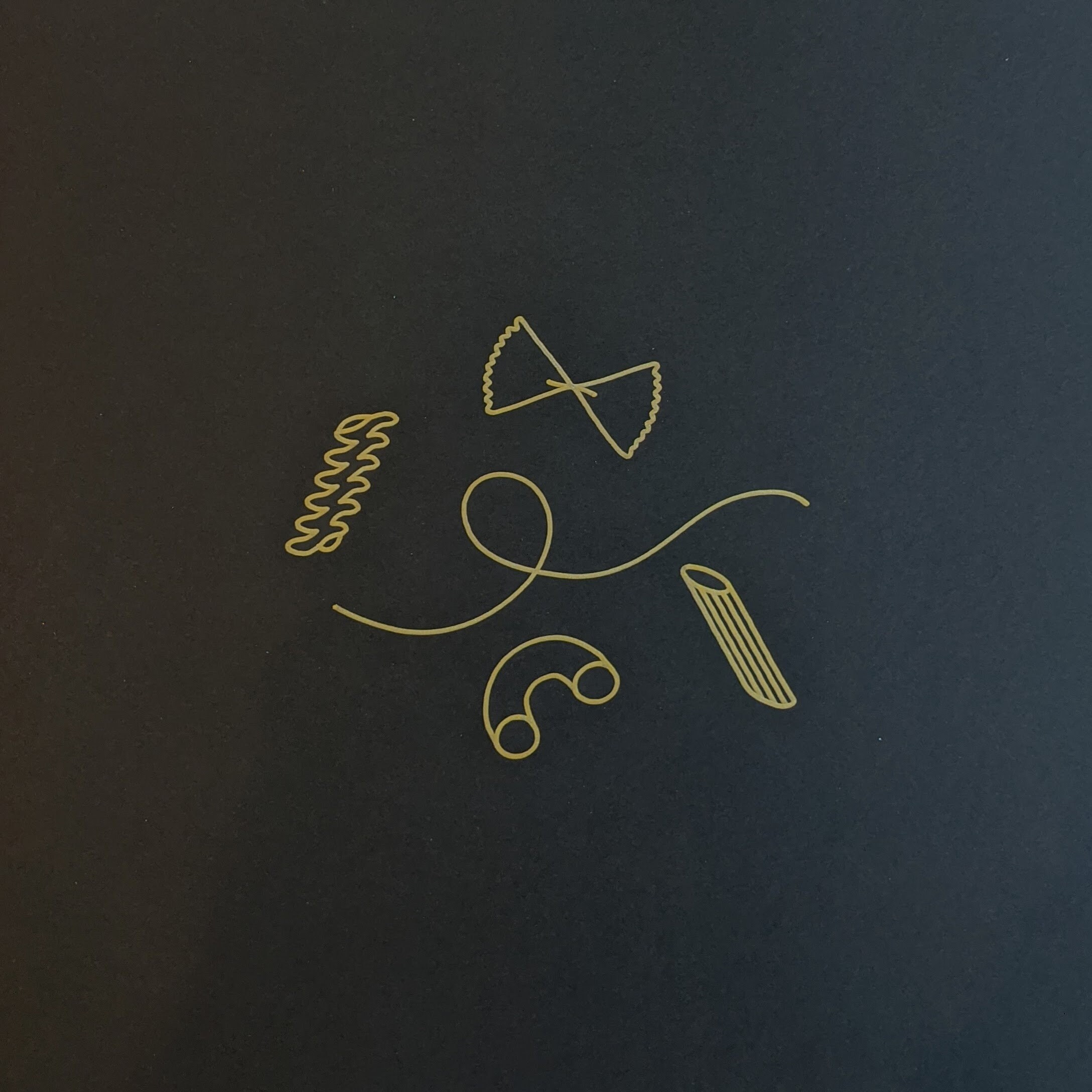 Pasta Shapes Cut File (SVG, DXF, PNG) Penne, Rigatoni, Farfalle ...