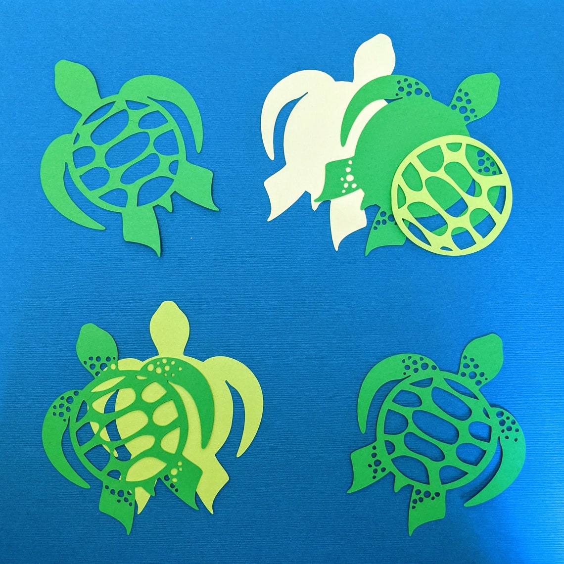 Sea Turtle Cut File (SVG, DXF, PNG) for Paper and Vinyl - Etsy