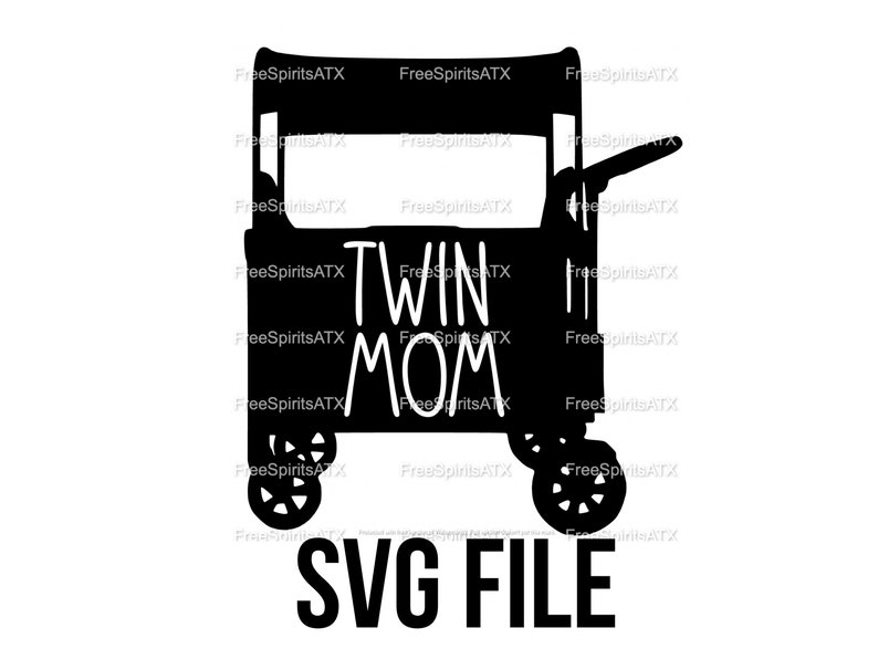 Wonderfold Wagon Twin Mom SVG and PNG Digital File - Etsy