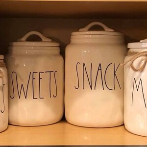 Kitchen Canister Decals Kitchen Canister Labels/kitchen Canister Decals ...