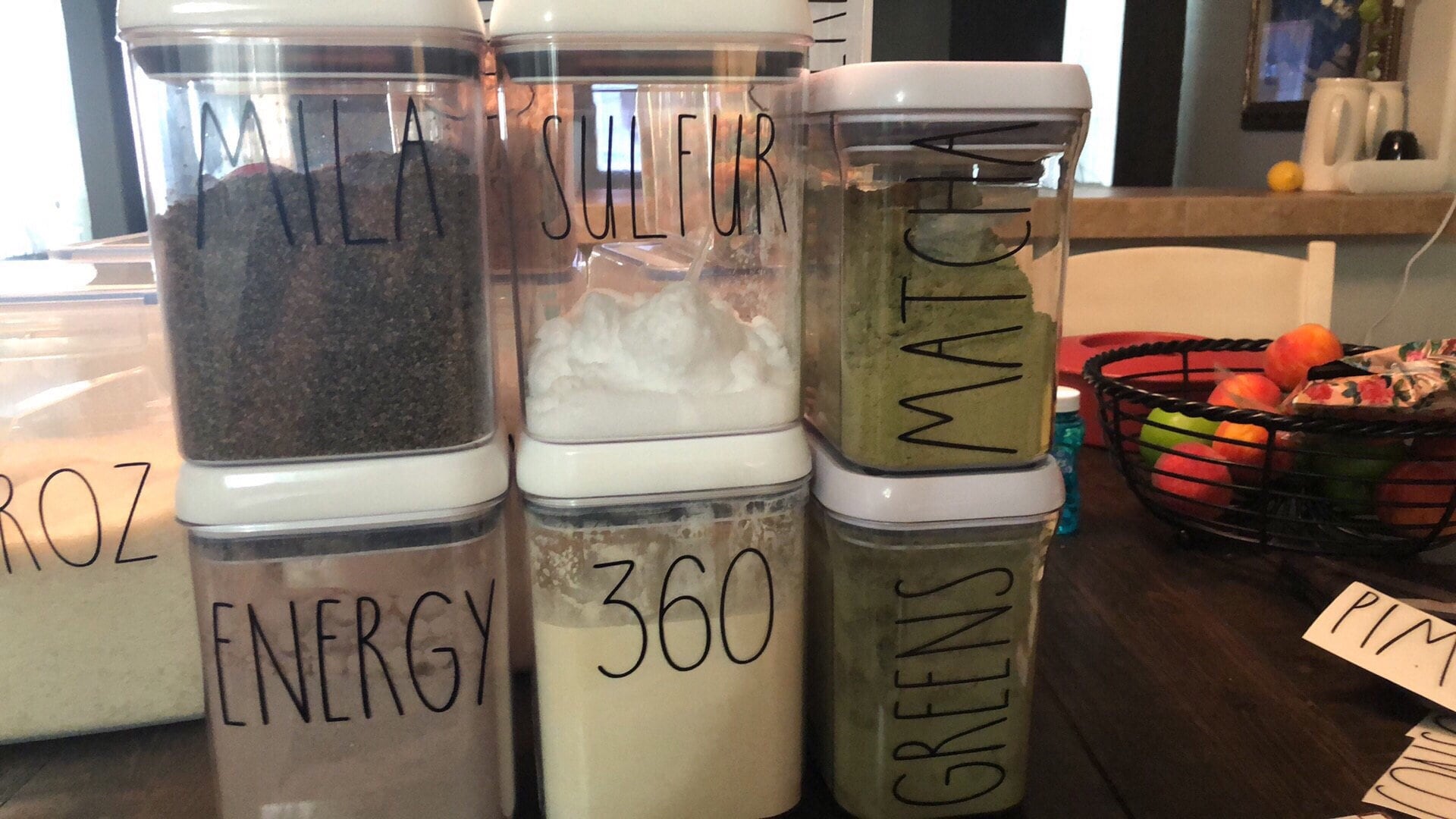 Kitchen Canister Decals Kitchen Canister Labels/kitchen - Etsy