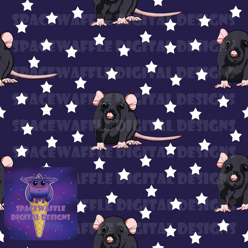 Rats Seamless, Pattern, Scrapbooking, Fabric, Design. - Etsy