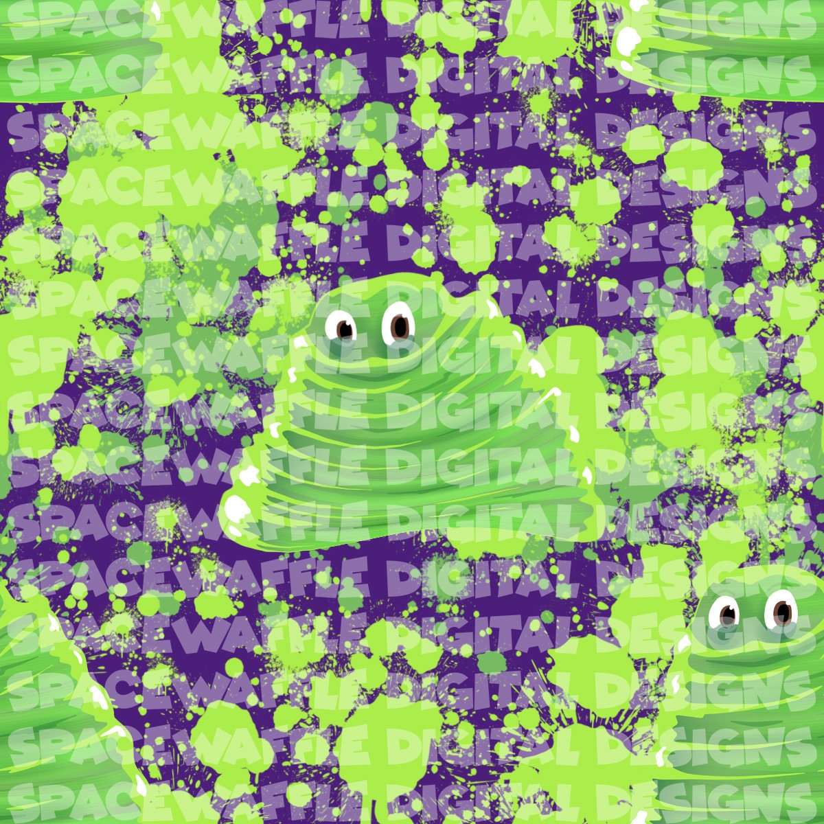 Blobby, Slime Guy, Hotel Transylvania, Pattern, Scrapbooking, Fabric ...