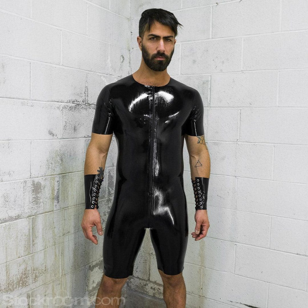 Black Rubber Surf Suit - Etsy