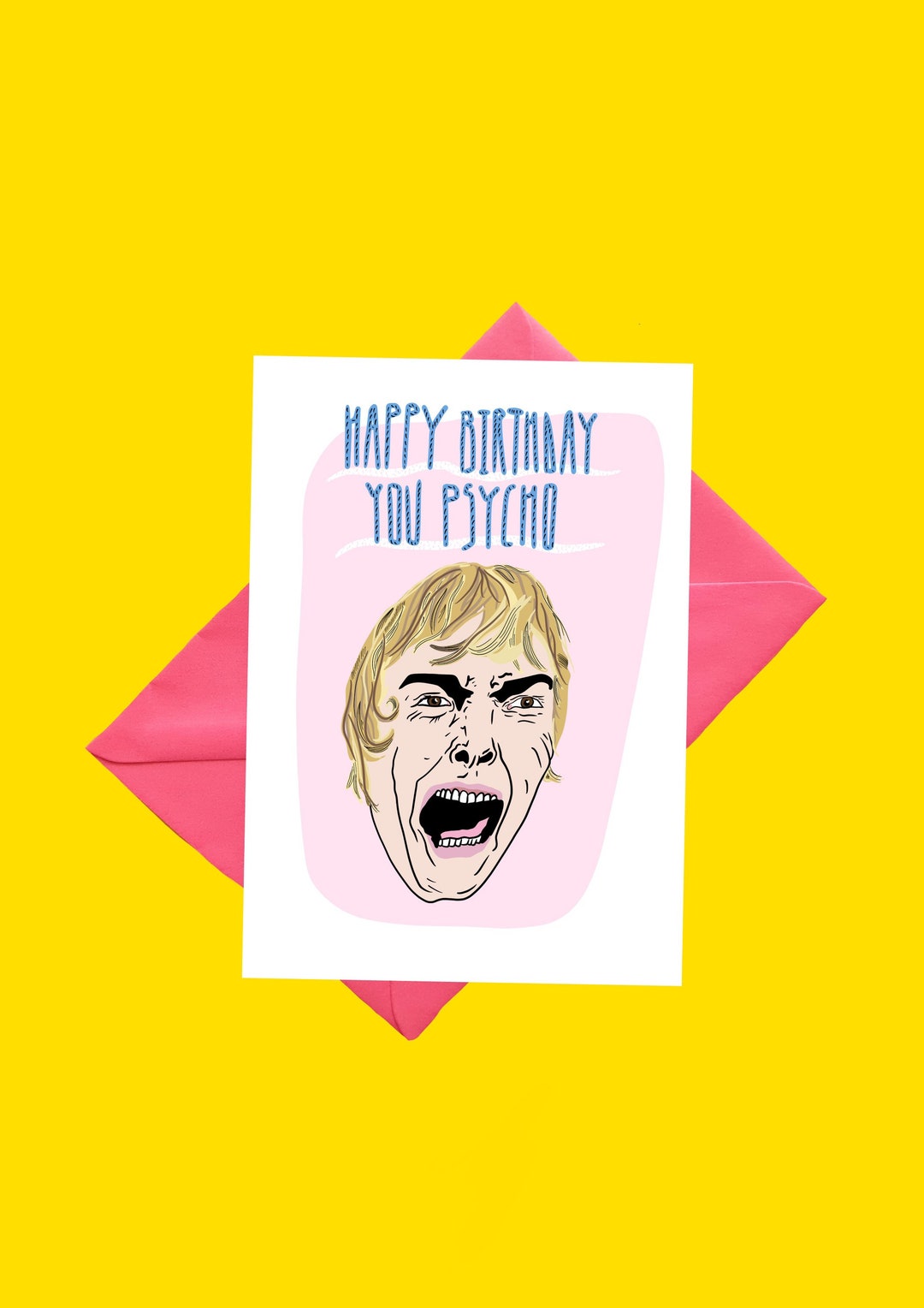 Psycho Birthday Card Alfred Hitchcock - Etsy Australia