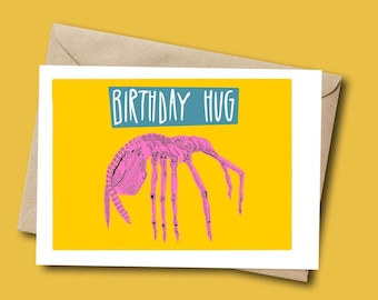 Alien Xenomorph Ellen Ripley Funny Handmade Personalised Birthday Card ...