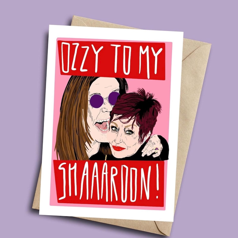 Sharon and Ozzy Osbourne - Etsy UK