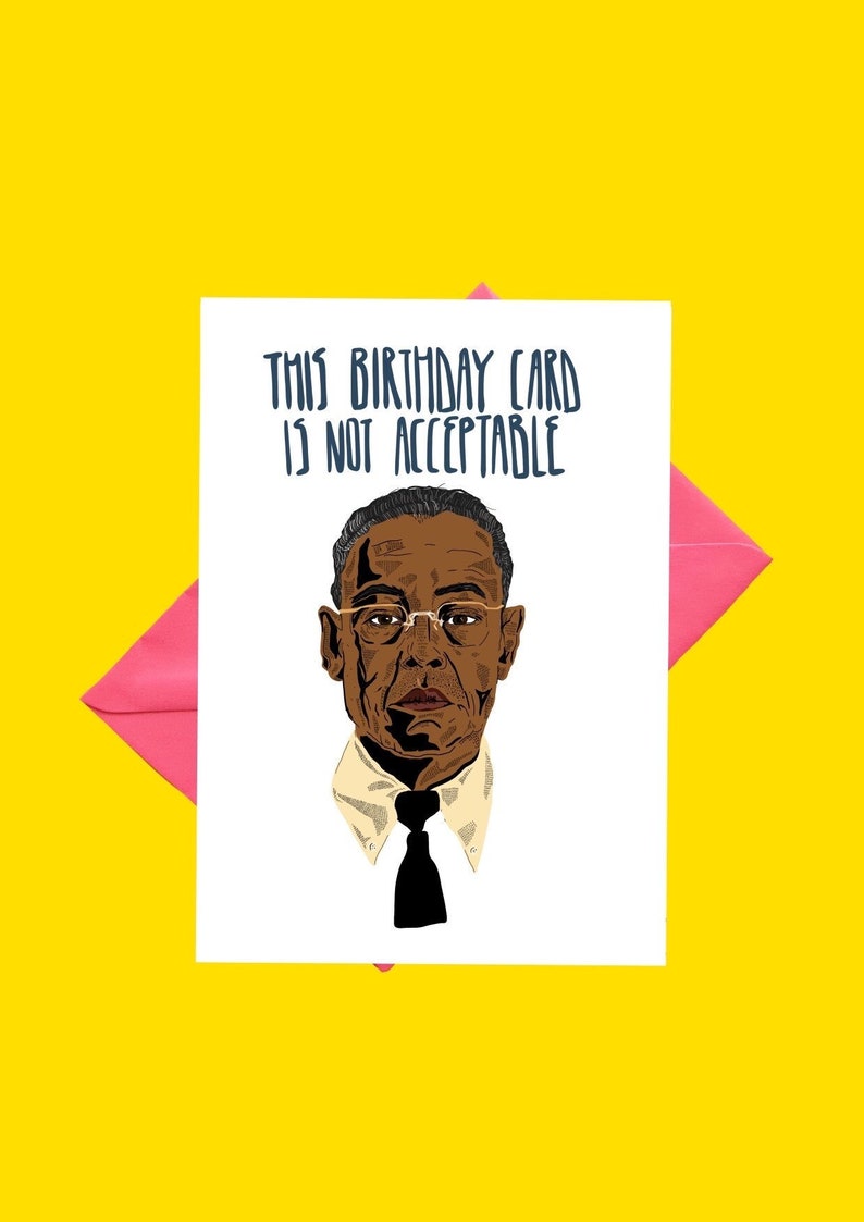 Gus Fring Birthday Card - Etsy