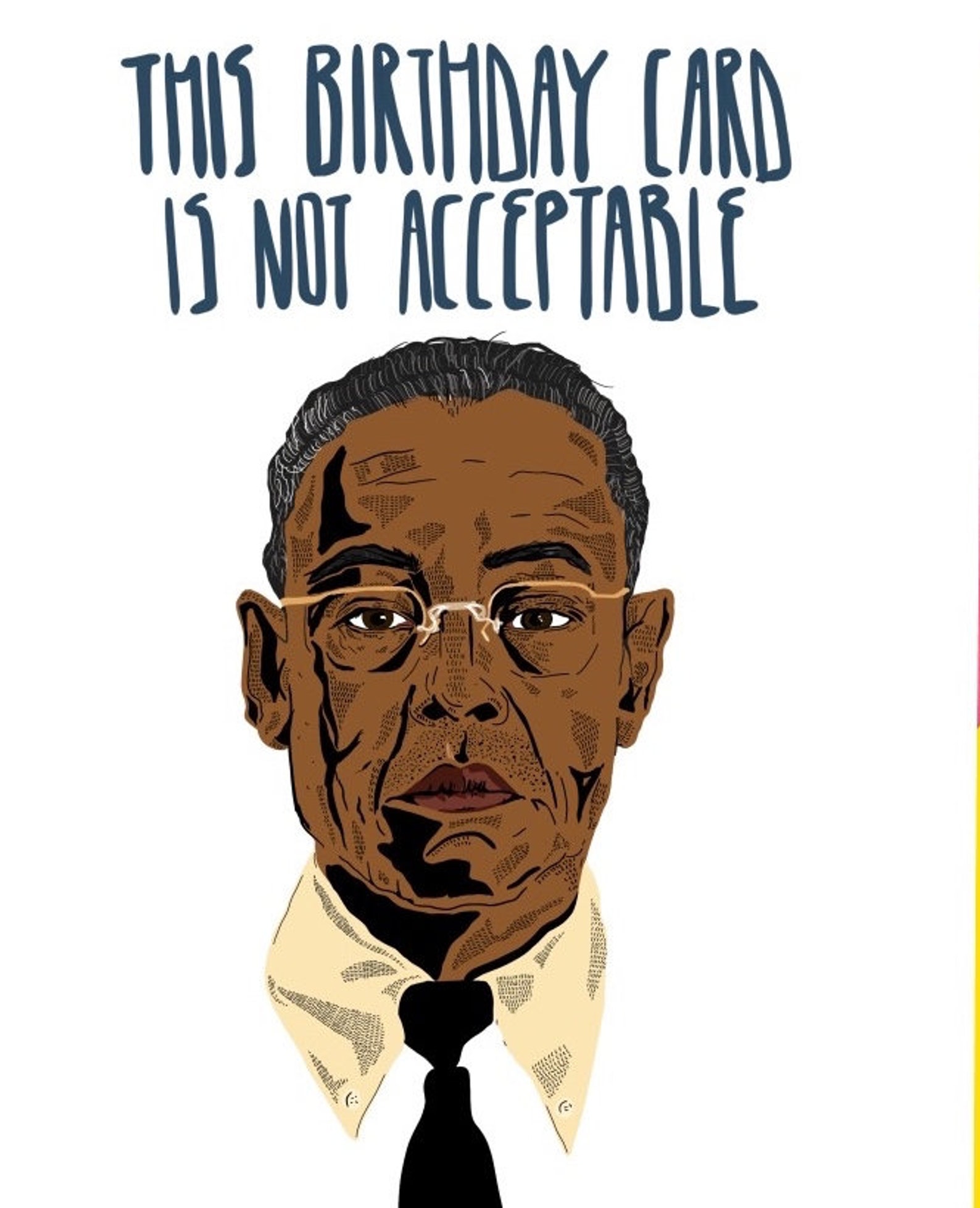 Gus Fring Birthday Card - Etsy