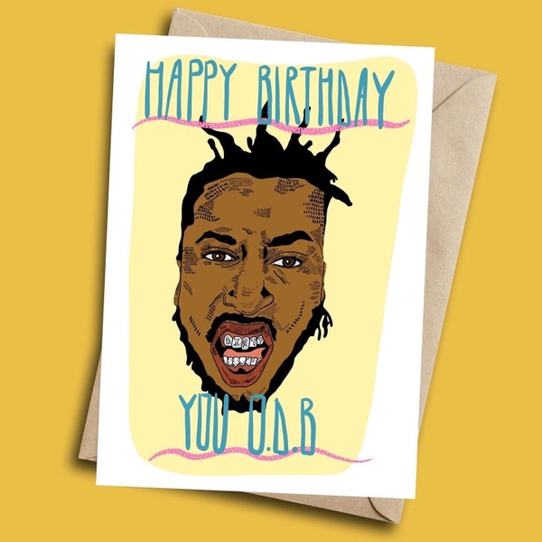 Hip Hop Birthday Card Printable - Etsy
