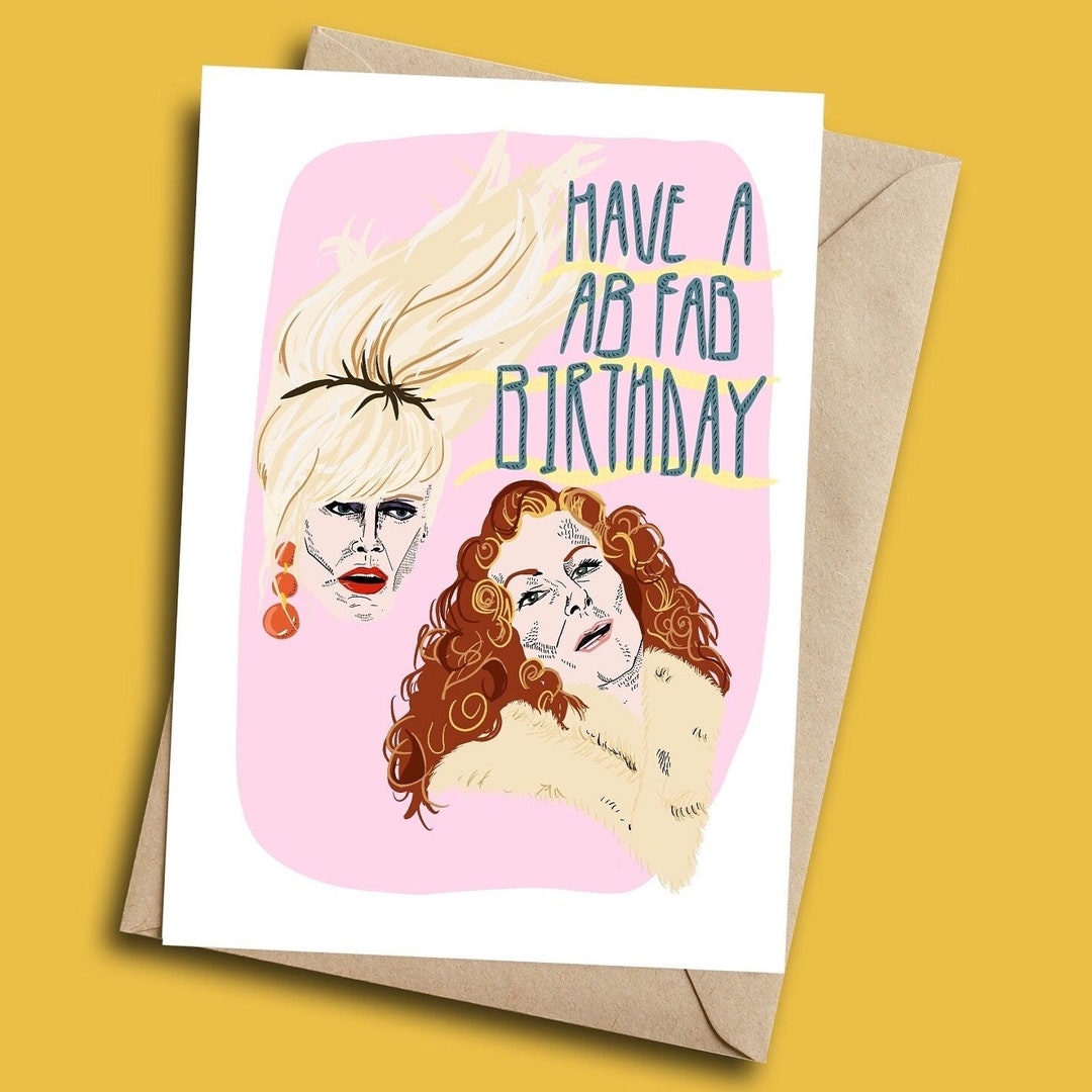 Absolutely Fabulous Birthday Day Card - Etsy