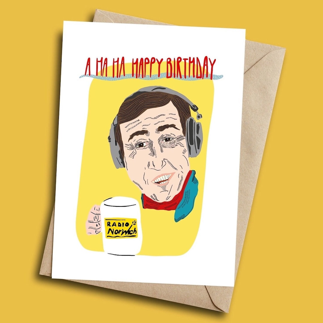 Alan Partridge Birthday Greeting Card - Etsy