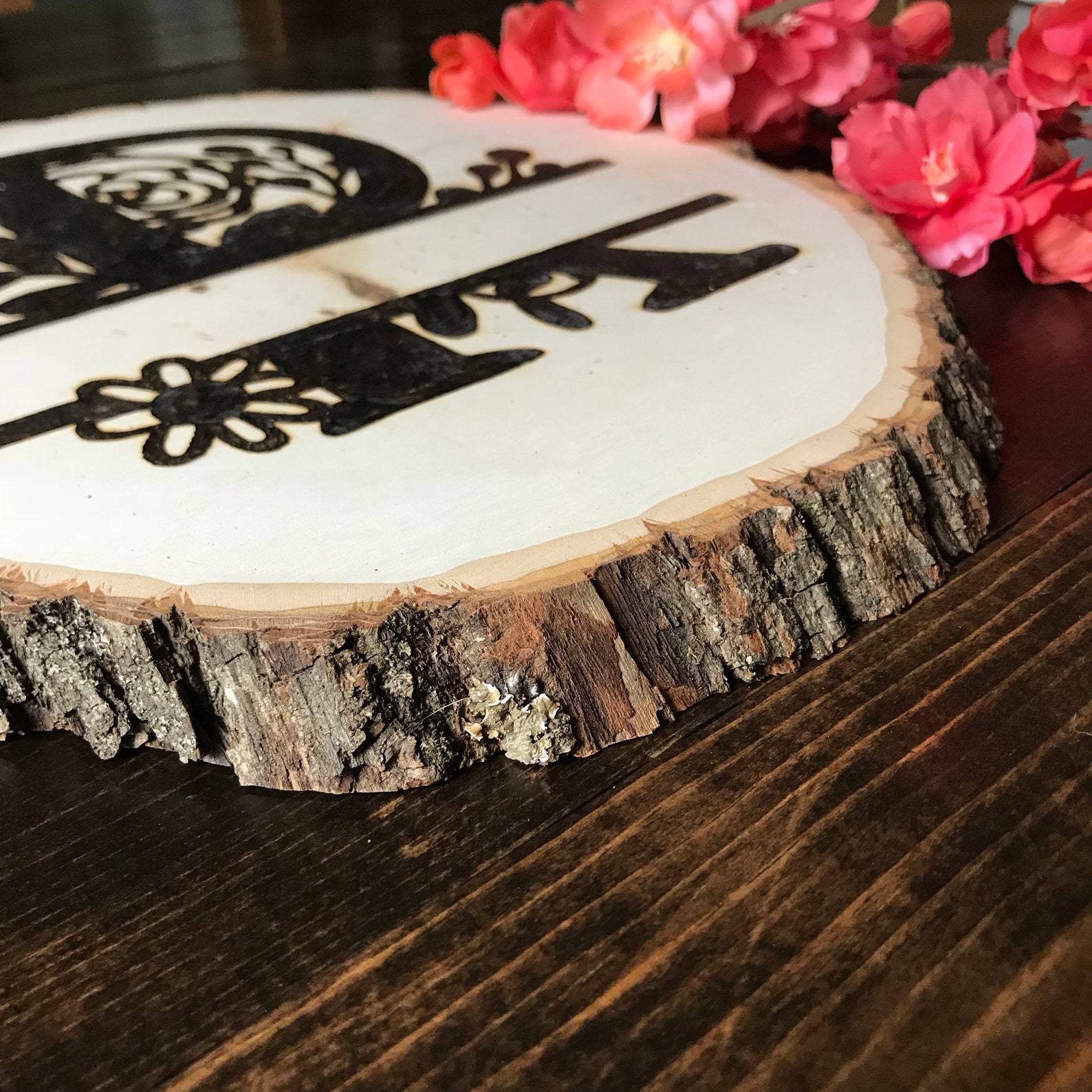 Wooden Monogrammed Last Name Sign Monogrammed Sign for Wall - Etsy