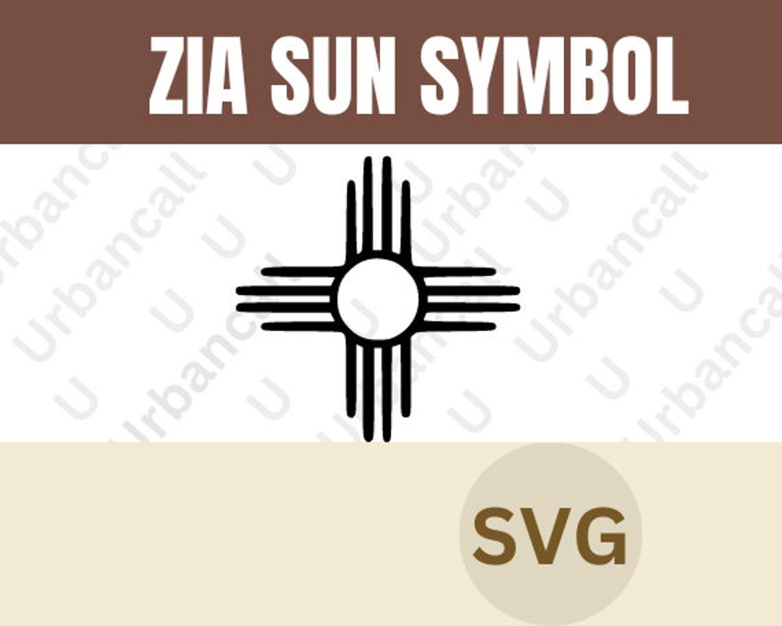 Zia Symbol SVG Digital SVG Digital Download Southwest - Etsy
