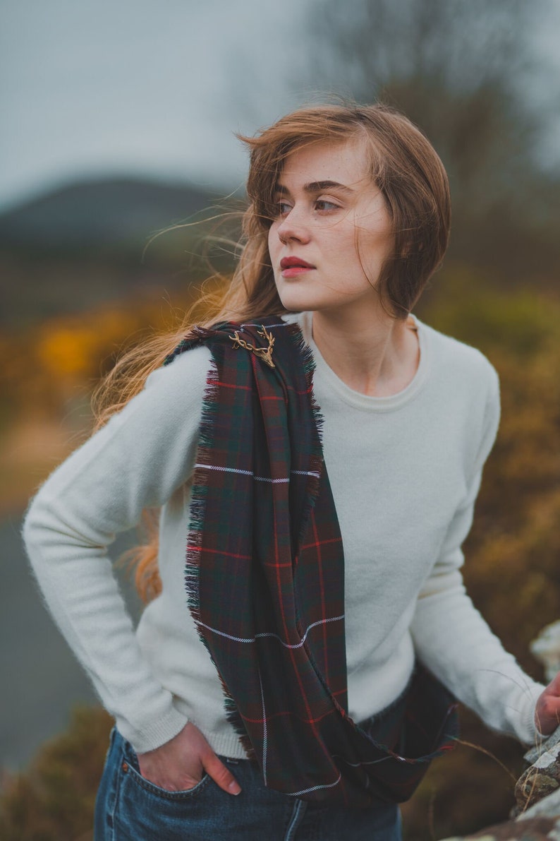 Modern Hunting Fraser Tartan Outlandish Cowl Wrap Scarf - Etsy UK