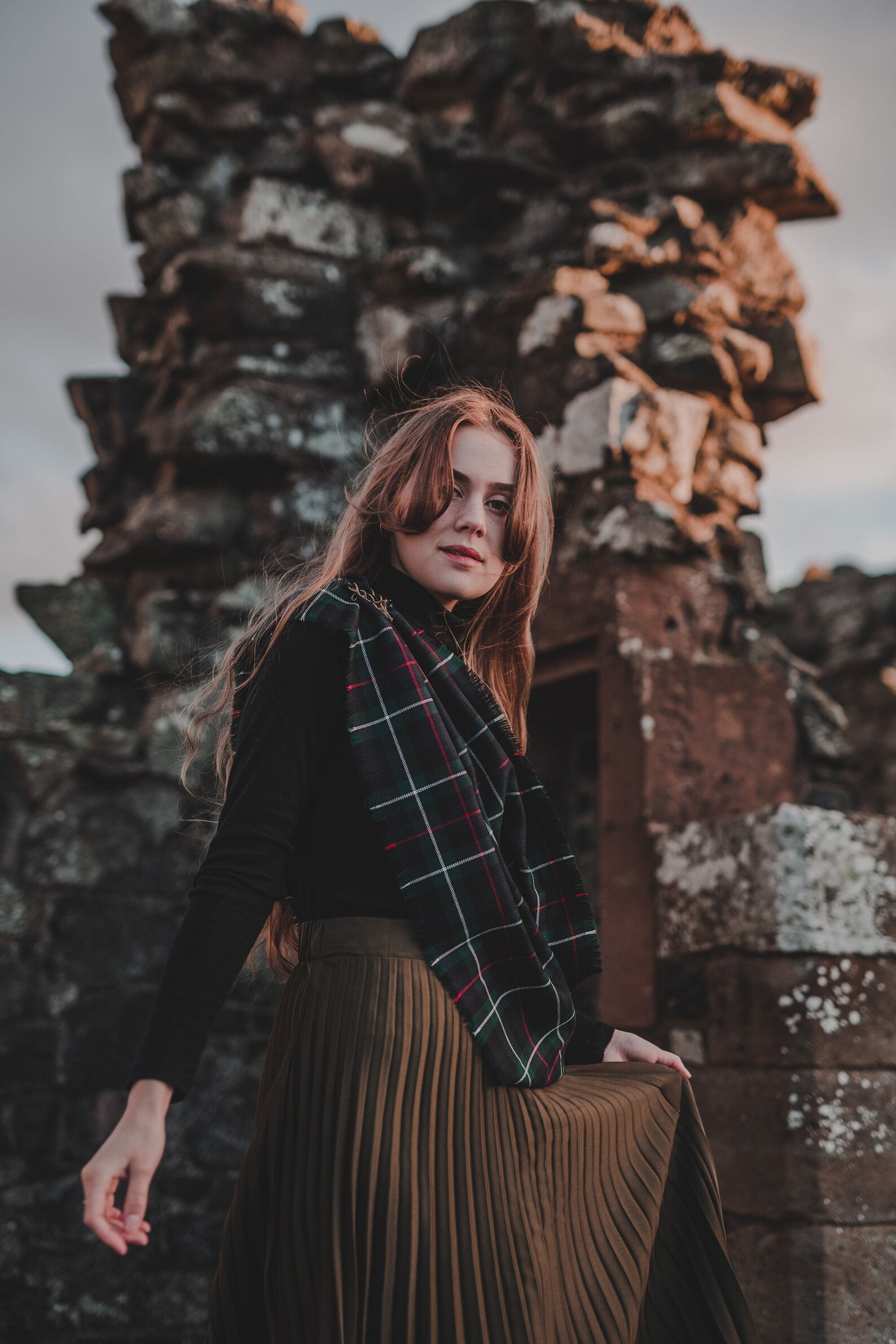 Modern Mackenzie Tartan Outlandish Cowl Wrap Scarf | Etsy UK