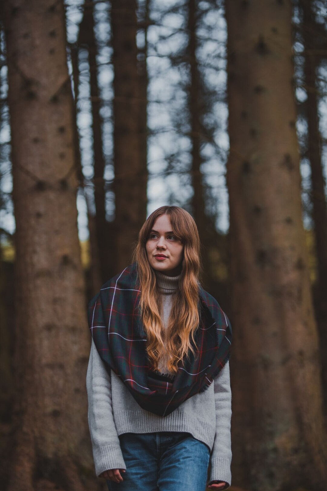 Modern Hunting Fraser Tartan Outlandish Cowl Wrap Scarf. Gift Made in ...