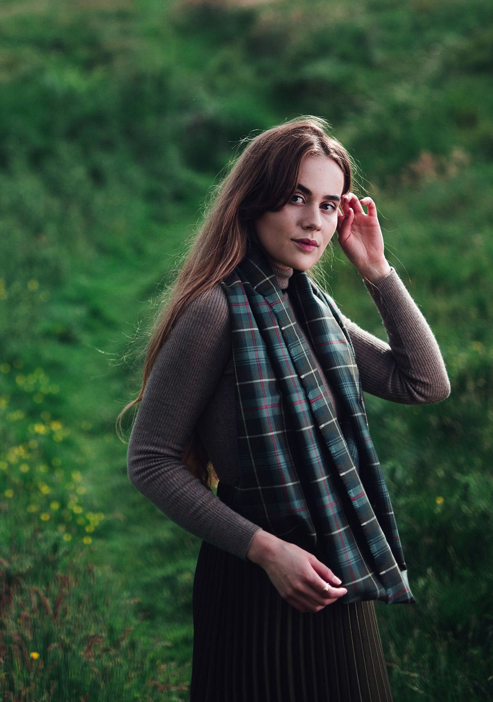 Weathered Mackenzie Tartan Outlandish Cowl Wrap Scarf - Etsy UK