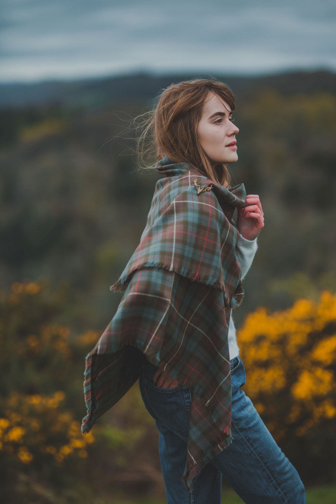 Weathered Hunting Fraser Tartan Outlandish Shawl FREE | Etsy