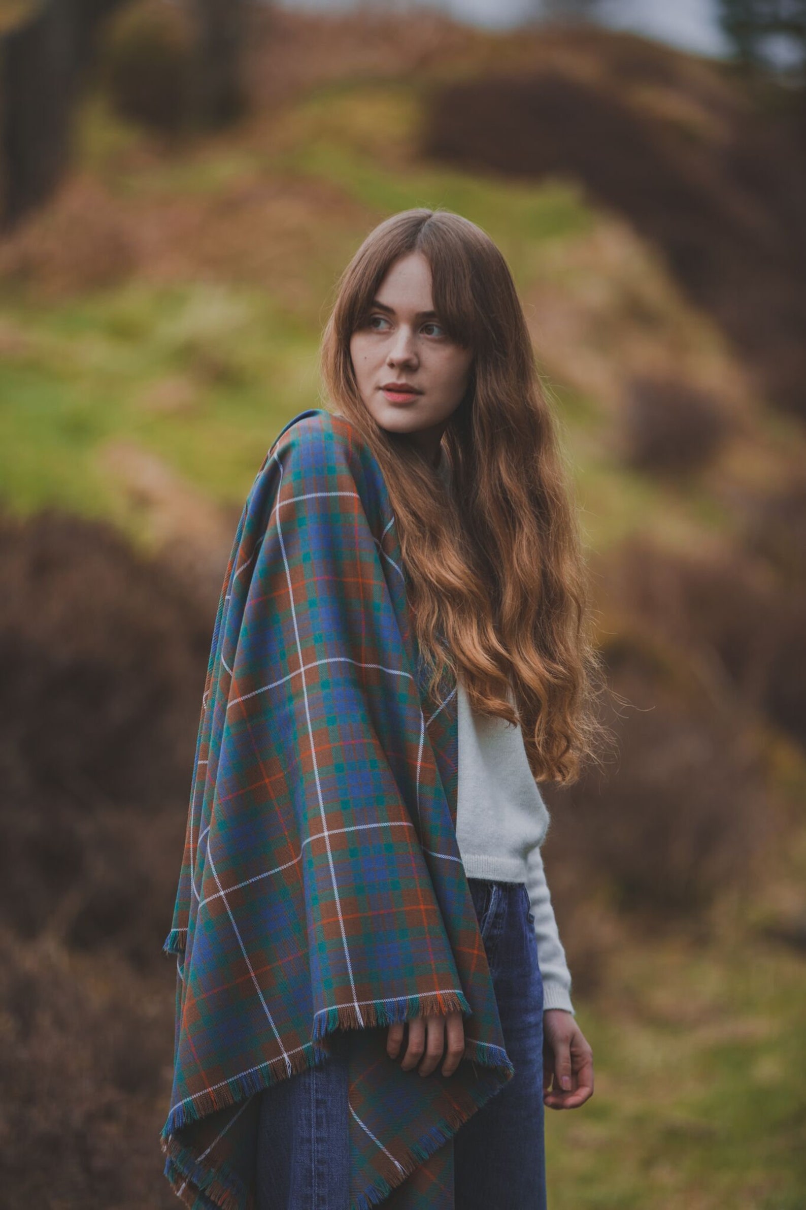Ancient Hunting Fraser Tartan Outlandish Shawl FREE SHIPPING | Etsy UK