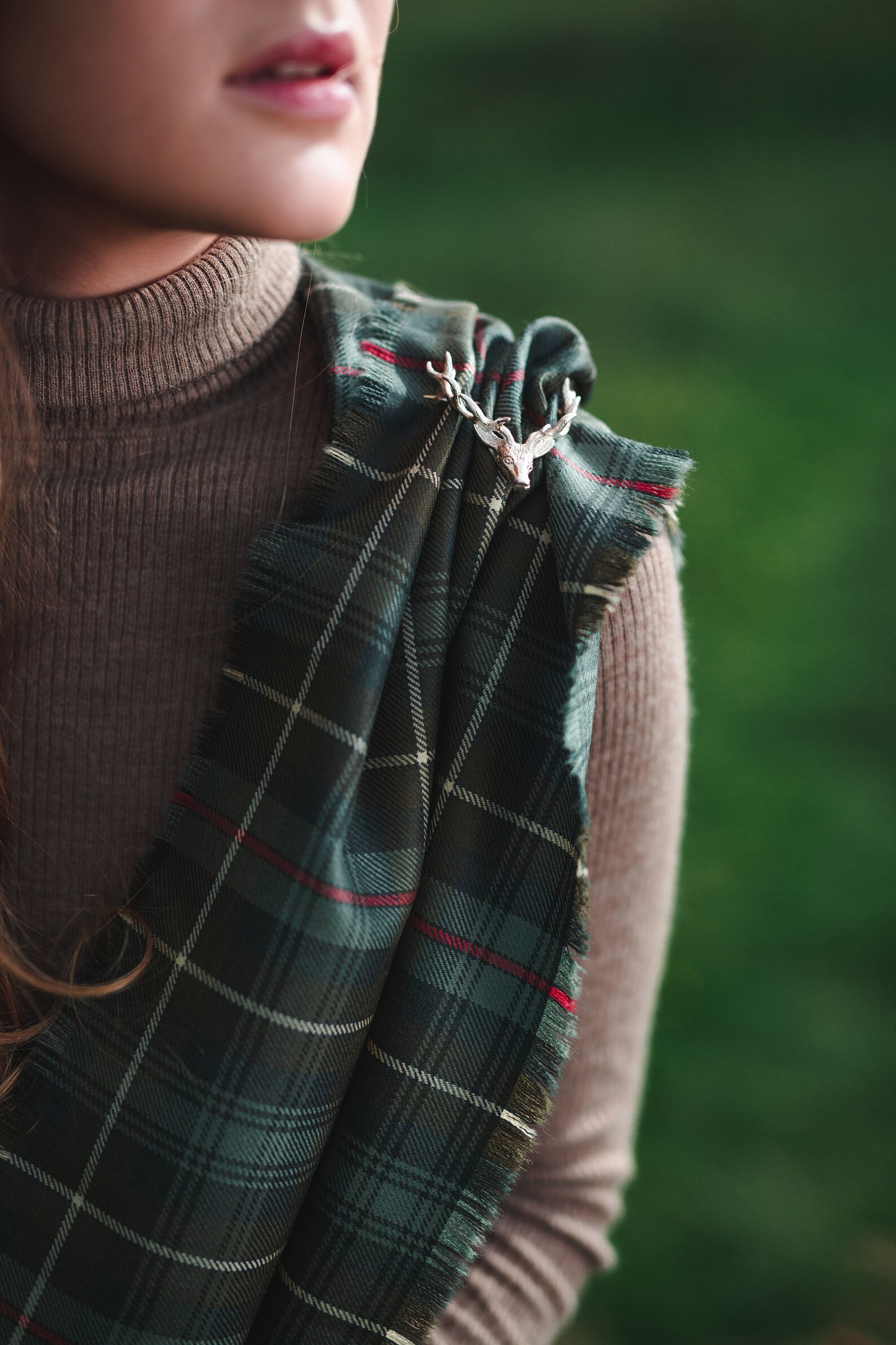 Weathered Mackenzie Tartan Outlandish Cowl Wrap Scarf - Etsy UK