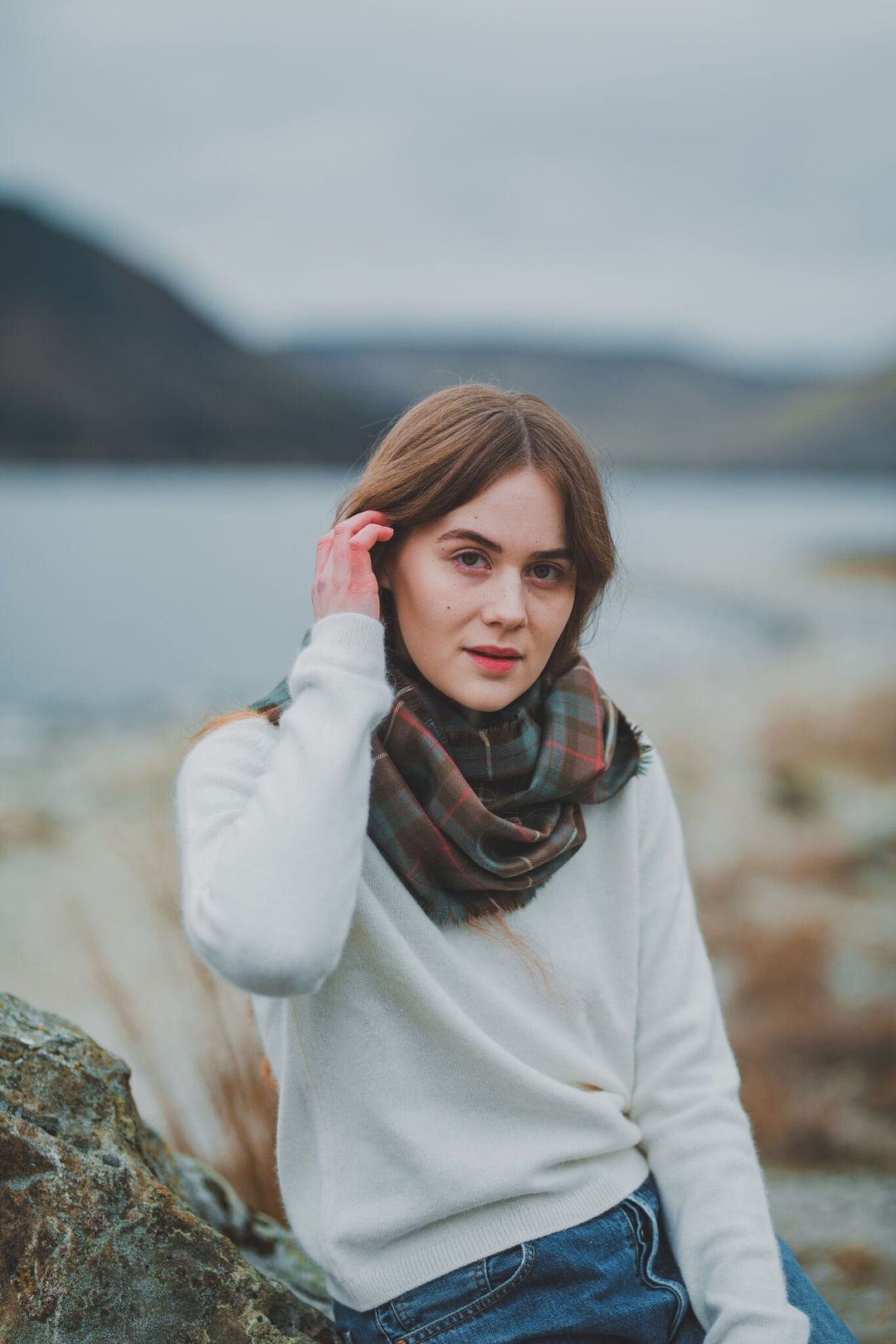 Weathered Hunting Fraser Tartan Outlandish Cowl Wrap Scarf. Gift Made ...