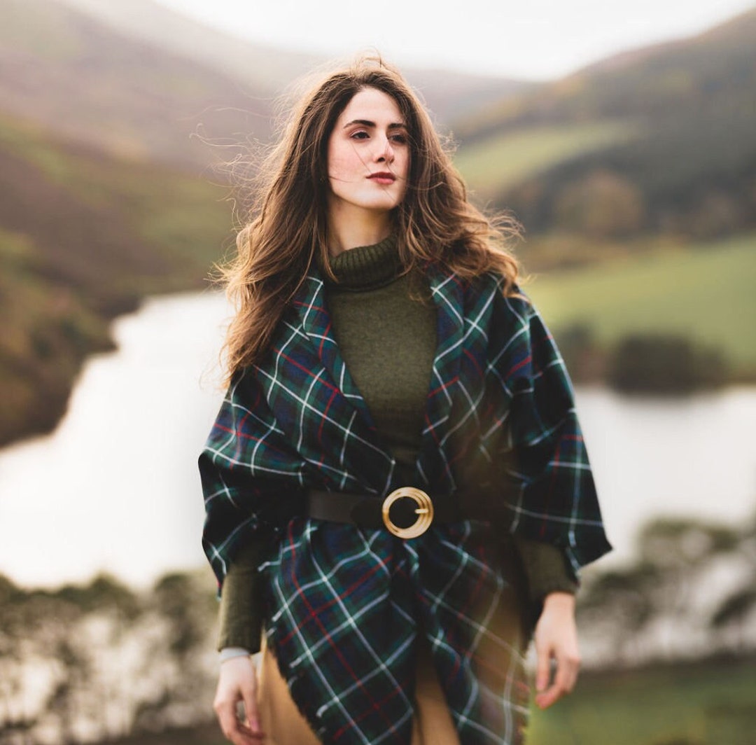 Modern Mackenzie Tartan Outlandish Shawl *FREE SHIPPING*. Gift Made in ...