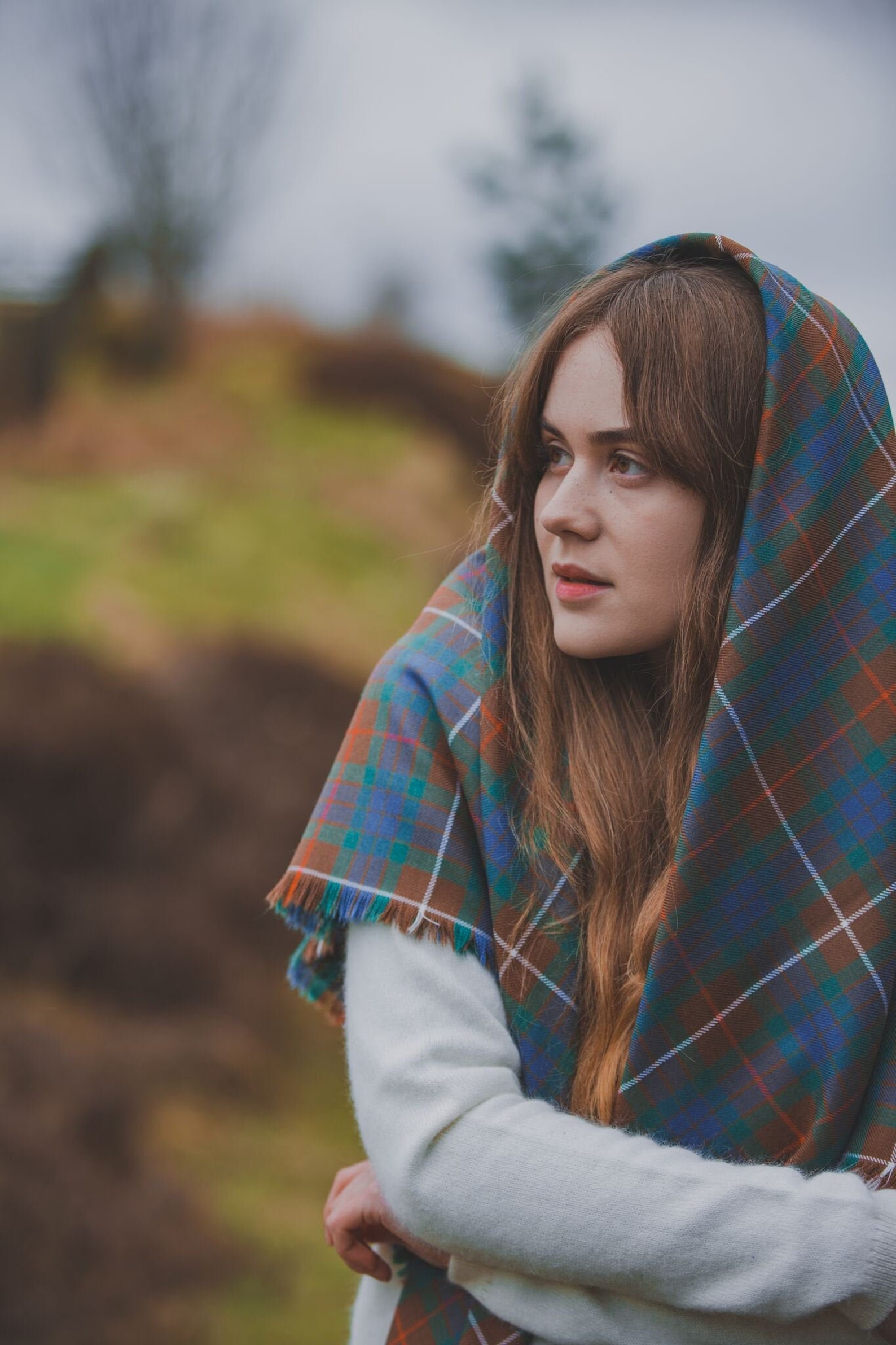 Ancient Hunting Fraser Tartan Outlandish Shawl FREE SHIPPING - Etsy UK