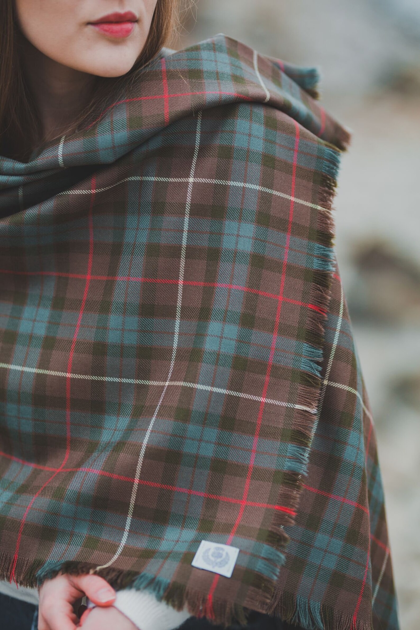 Weathered Hunting Fraser Tartan Outlandish Shawl FREE | Etsy