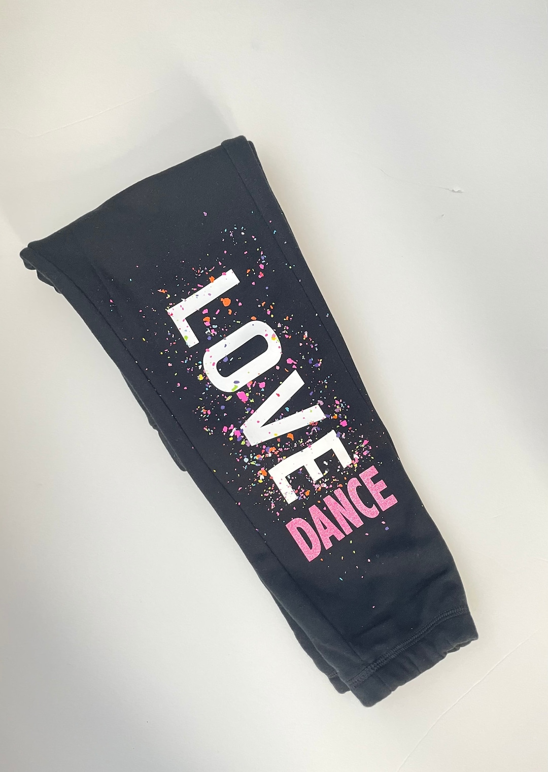 Love Dance Splatter Dance Sweatpants, Confetti Sweats for Dancers ...
