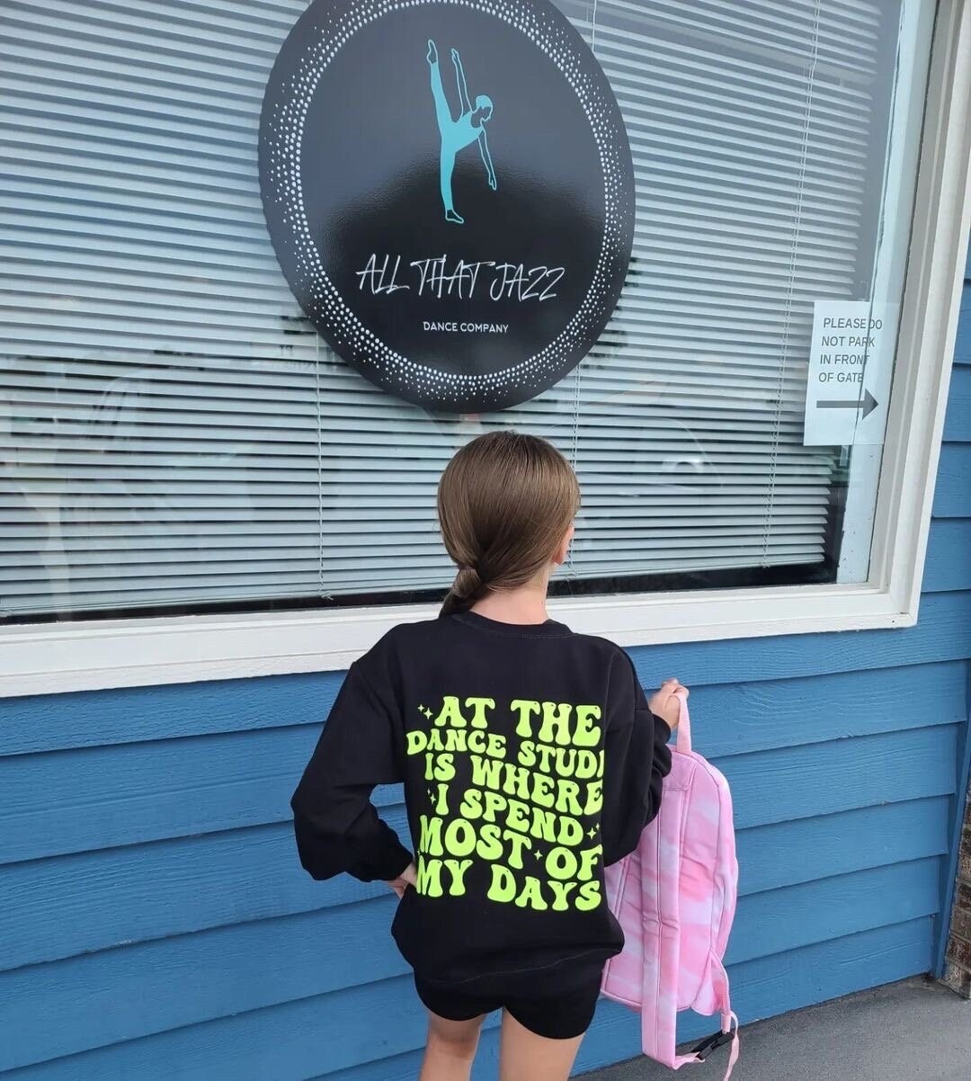 At the Studio Dance Sweatshirt, Girls Dance Sweatshirt, Dancer ...