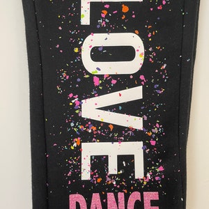 Dance Splatter Sweats Outfit for Girls, Christmas Gift for Dancers ...