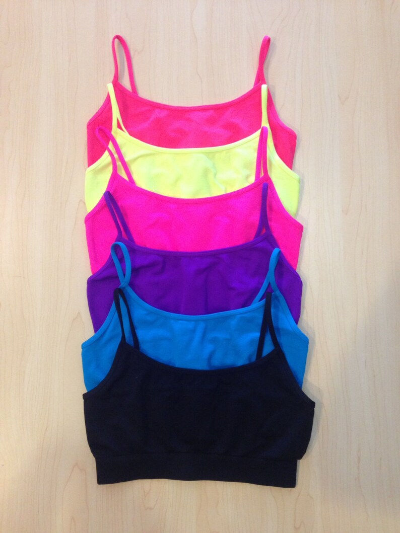 Girls Seamless Sports Bra for Dance Dance Bra Athletic Bra - Etsy