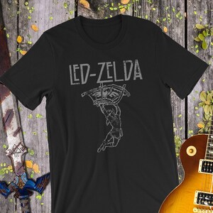 Legend of Zelda Shirt - Led Zeppelin Shirt, Mashup - Nintendo Switch ...