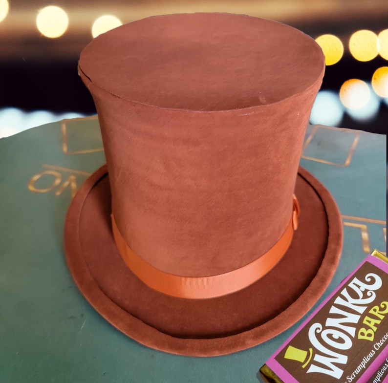 Willy Wonka Top Hat Replica Prop Willy Wonka and the - Etsy