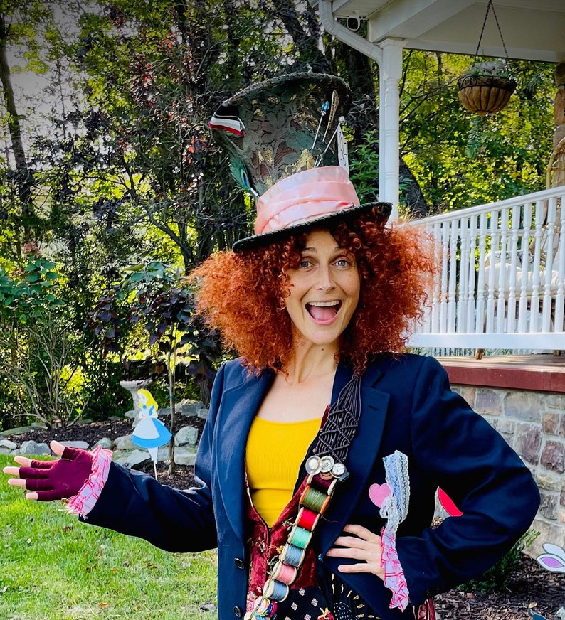 Mad Hatter Top Hat Replica Tim Burton's Alice in - Etsy