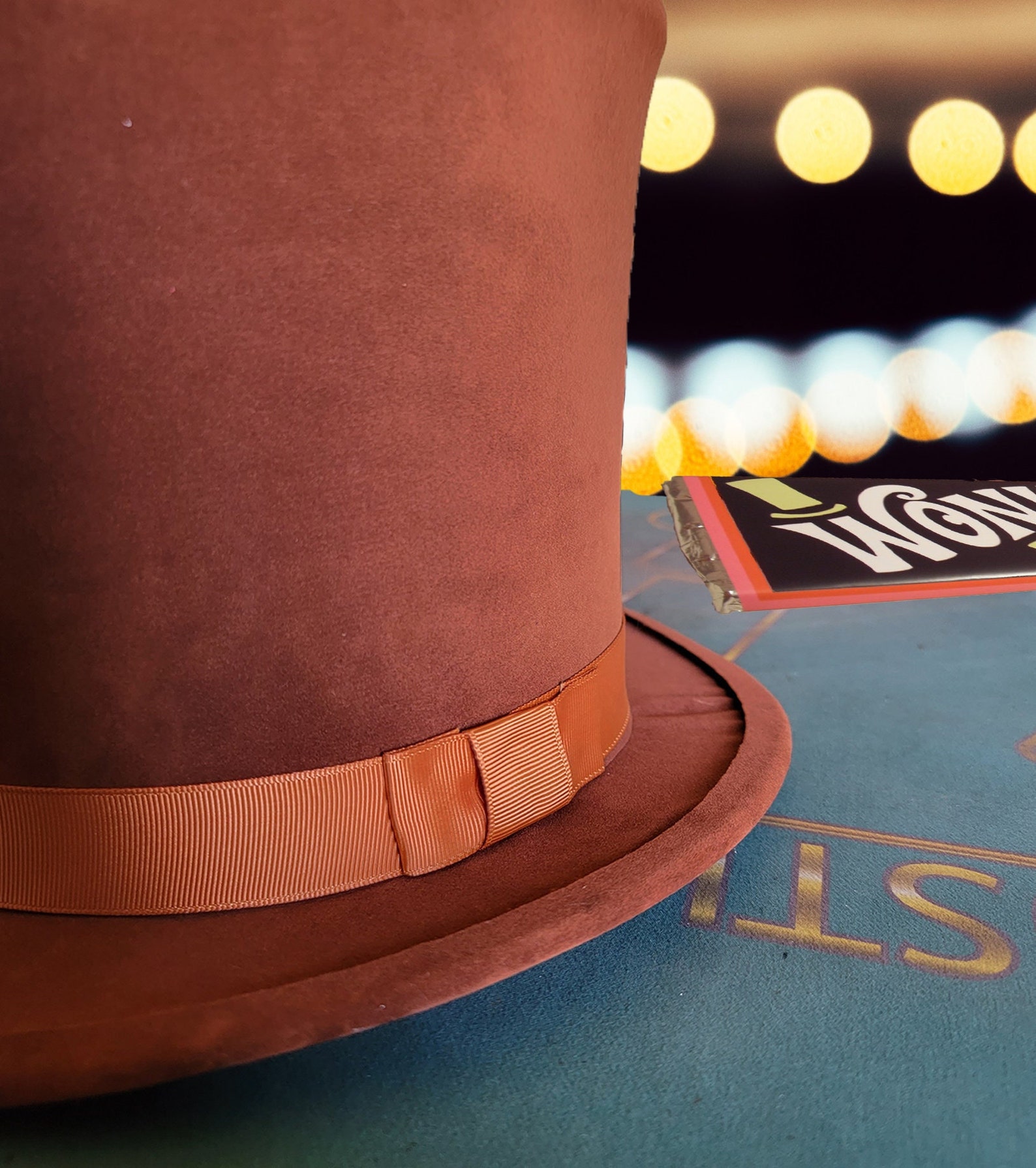 Willy Wonka Top Hat Replica Prop Willy Wonka and the - Etsy
