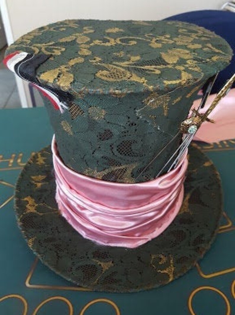 Mad Hatter Top Hat Replica Tim Burton's Alice in | Etsy