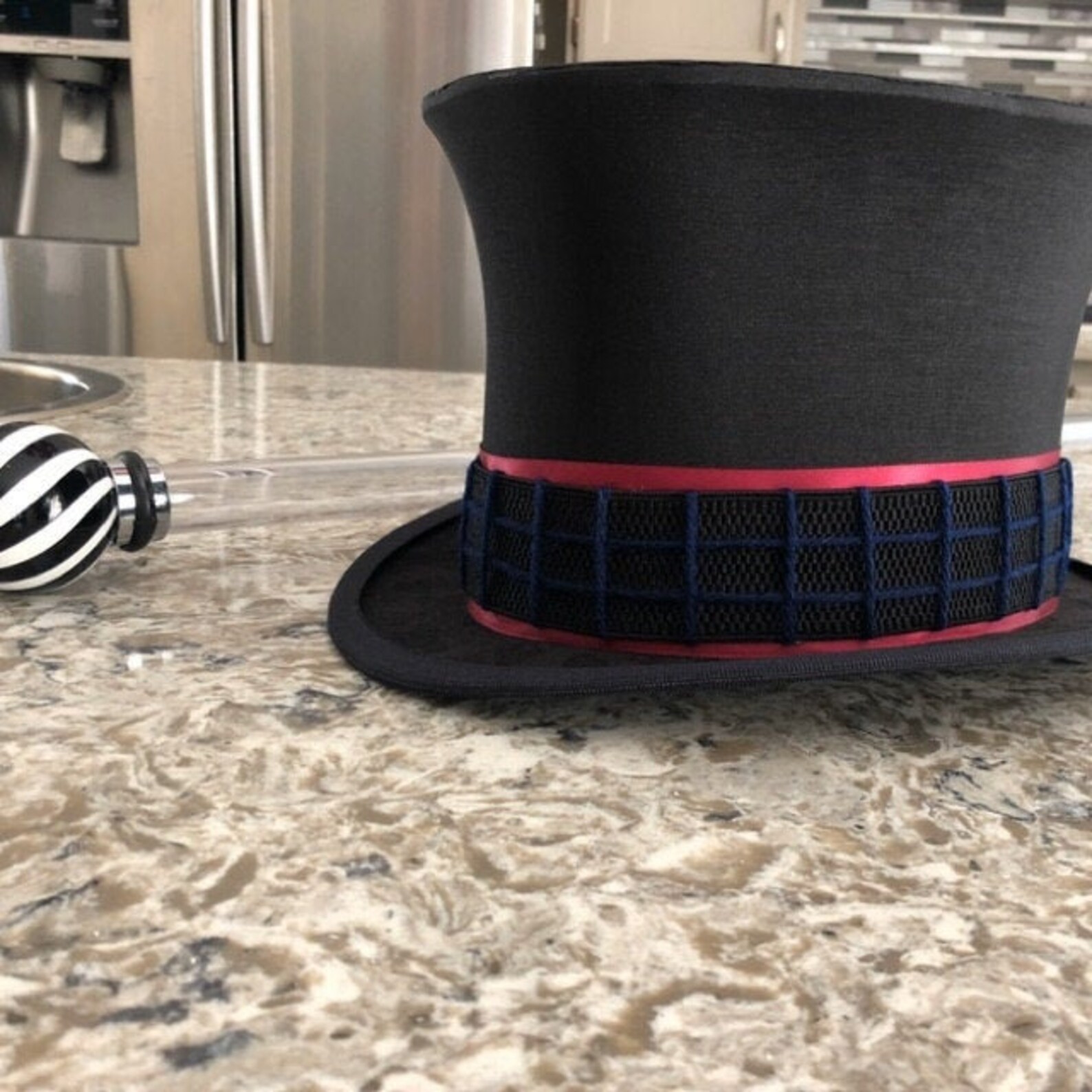 Willy Wonka Top Hat Replica Prop Tim Burton Charlie and the | Etsy