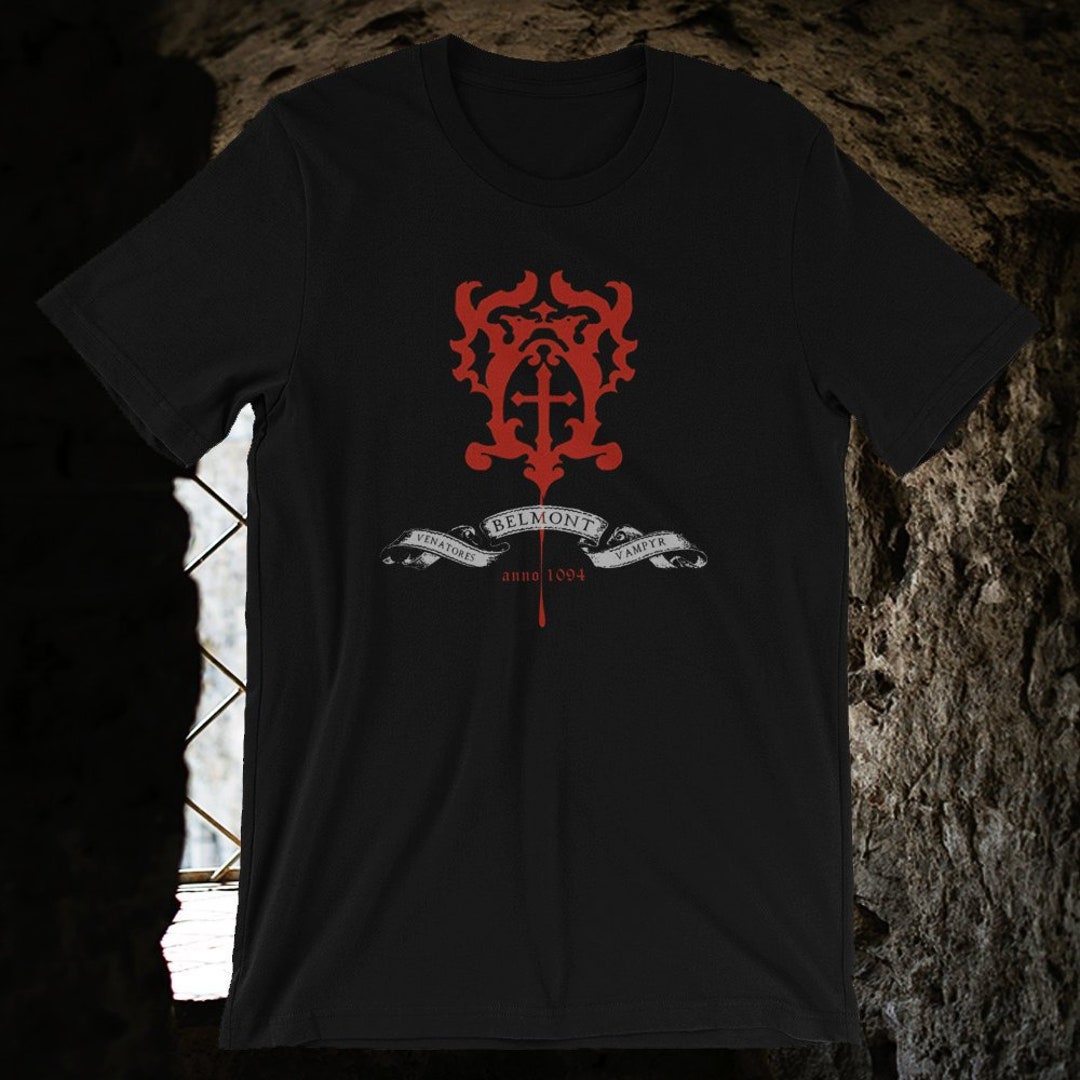 Belmont Family Crest Unisex Shirt - Gothic Shirt, Dracula, Vampire ...