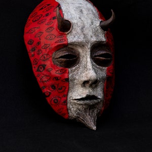 Red Eyes Mask - Etsy