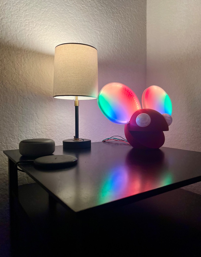 Deadmau5 Head Model With Multicolor Customizable Light-up LED Ears ...