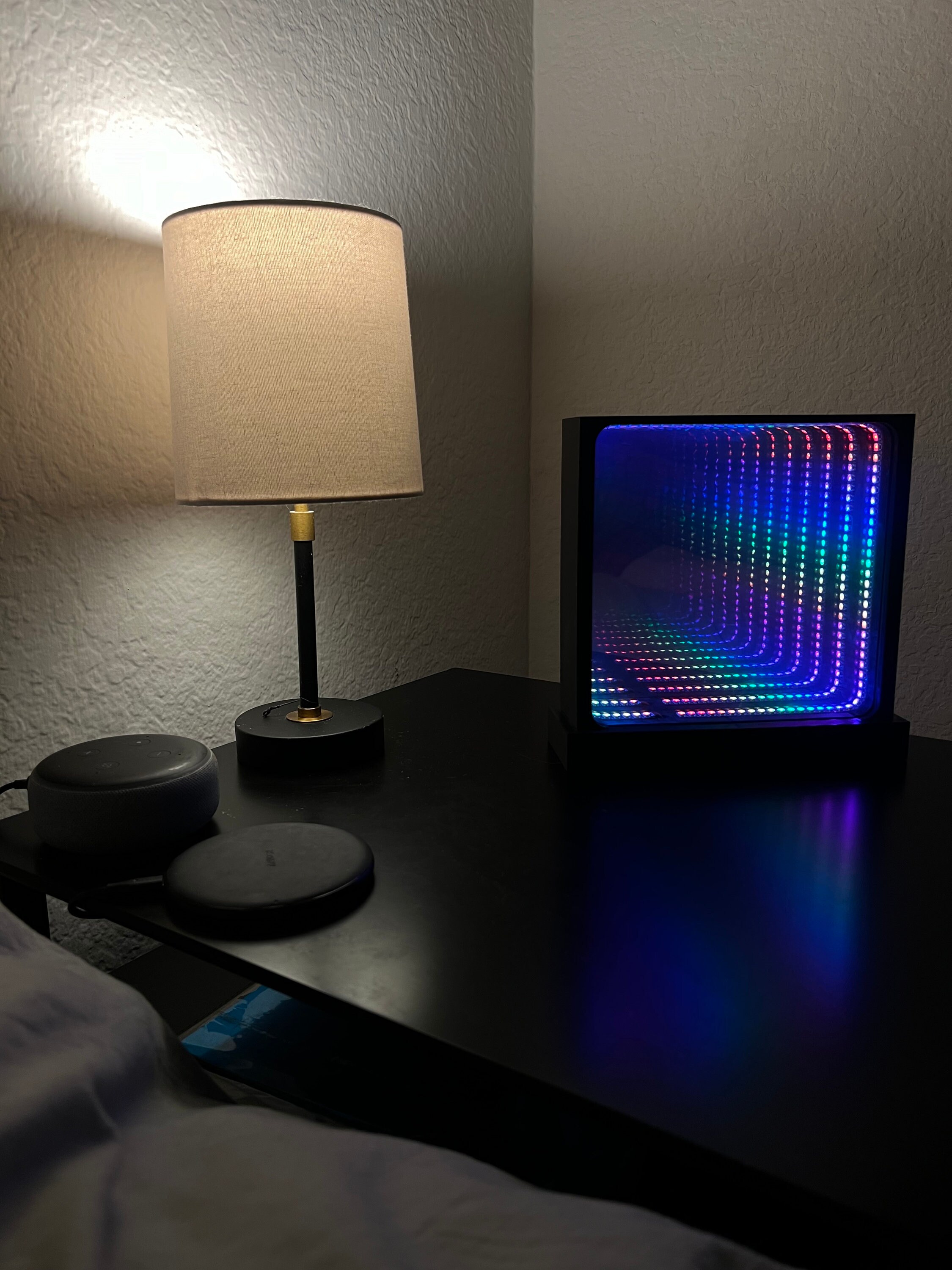 Espejo LED / Espejo infinito con luz LED totalmente personalizable ...