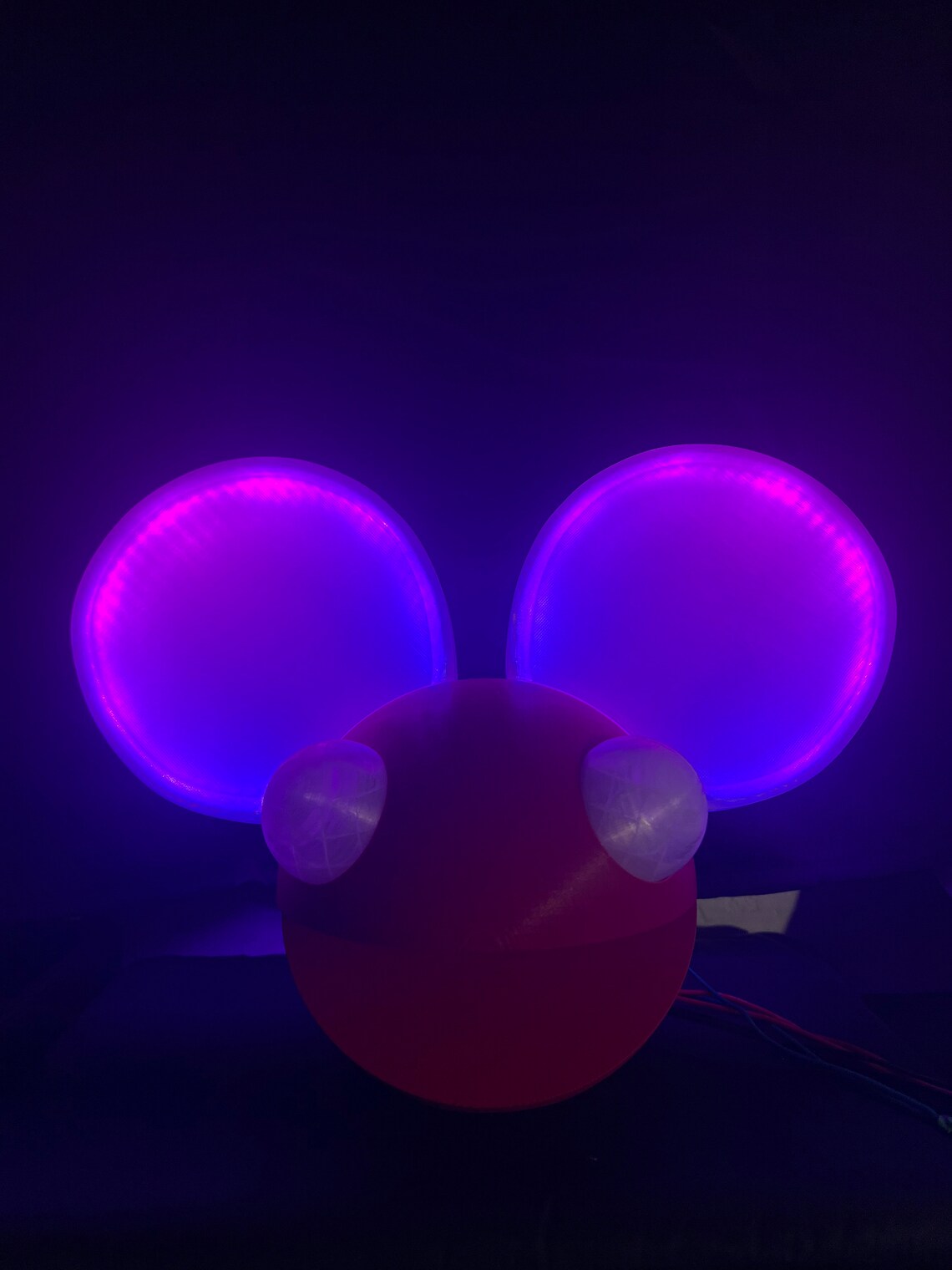 Deadmau5 Head Model With Multicolor Customizable Light-up LED Ears - Etsy