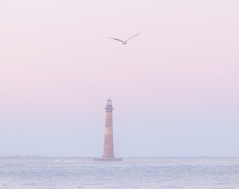 Charleston Fine Art Print Morris Island Lighthouse, Lighthouse Picture ...
